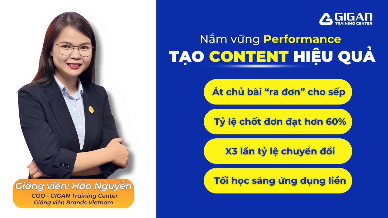 Học Performance Content ở đâu chất lượng và có chứng chỉ? - GIGAN ...